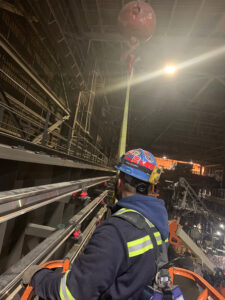 Hot Rail Installation - Morgan Engineering